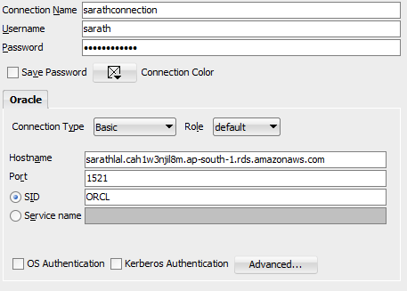 Blazor - Connect With Oracle Database In Amazon RDS